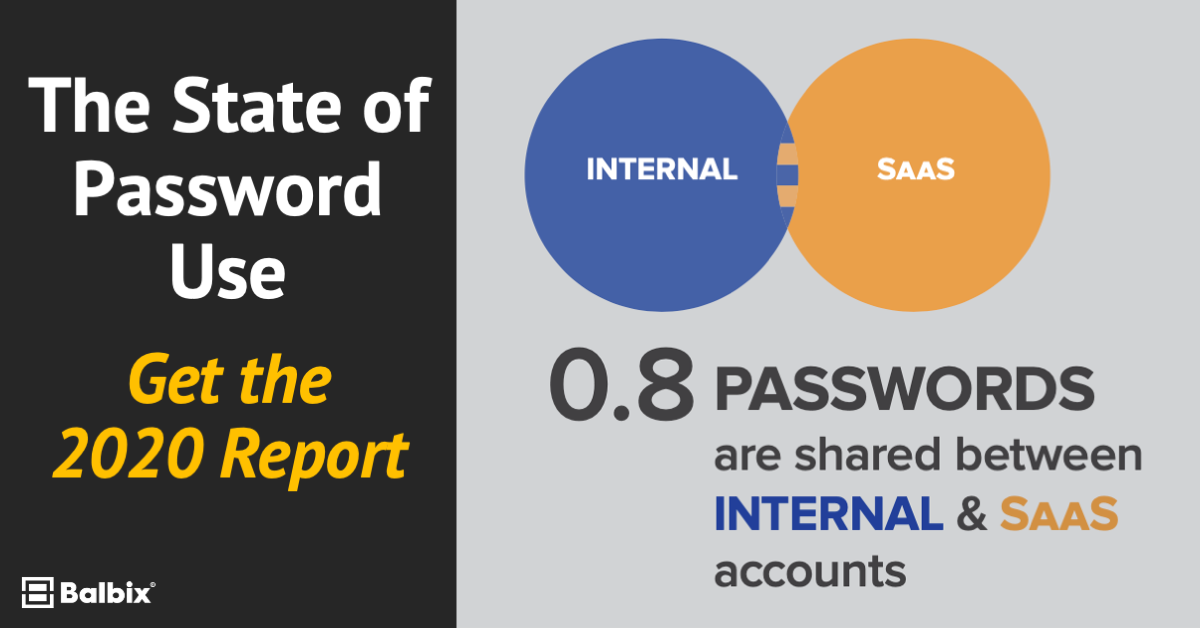 The State of Password Use 2020 Report | Balbix